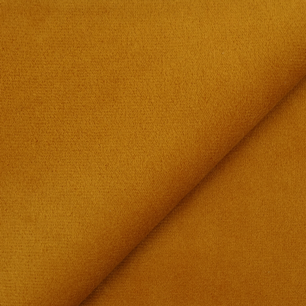 Mustard - Velvet Møbelstoff - Stofflykke.no